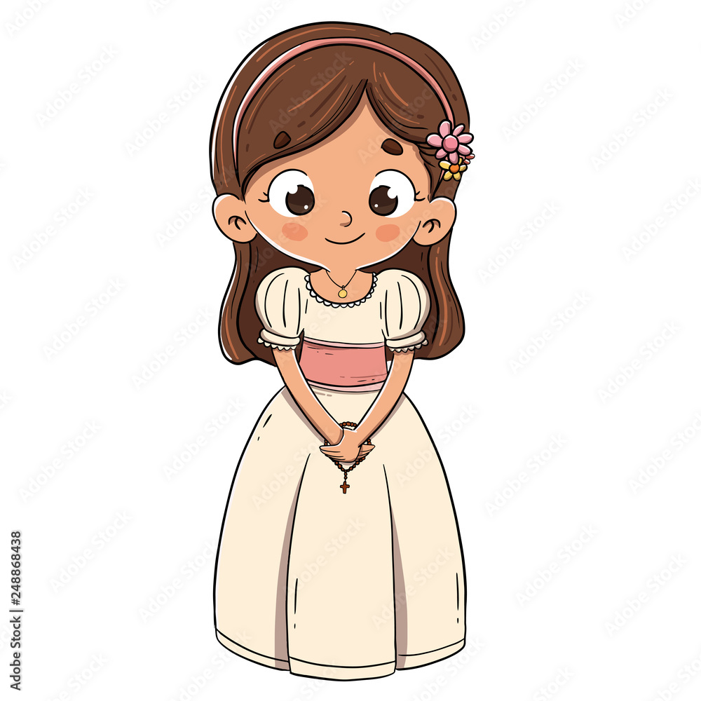 La emoción de la primera comunión: una oración especial para la niña ※